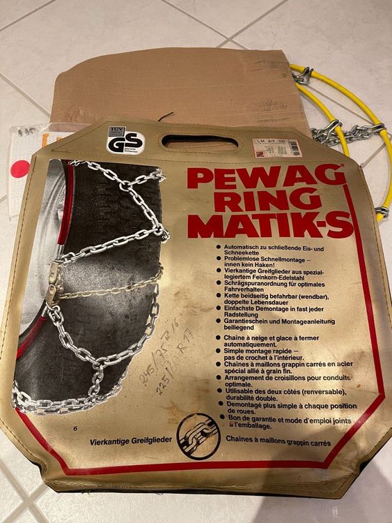 Schneeketten Pewag Ring Matik-S ab CHF 1 | Kaufen auf Ricardo