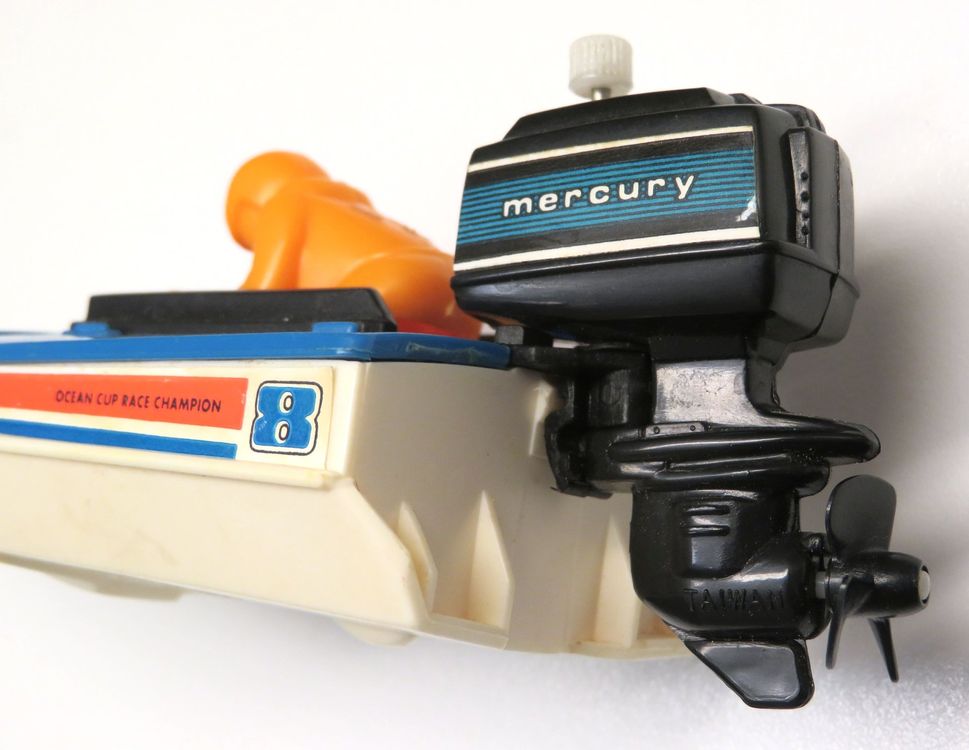 Vintage TOMY 1978 Rennboot / Speedboat mit Federmotor | Kaufen auf Ricardo