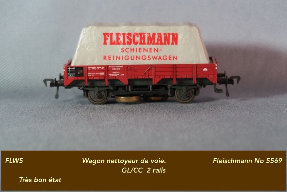 FLW5 Wagon de nettoyage de la voie Fleischmann No 5569 | Kaufen auf Ricardo