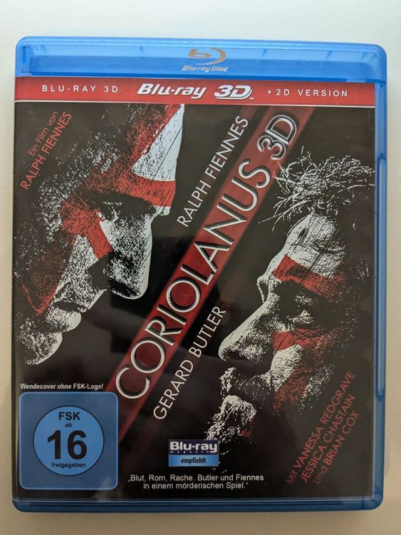 Coriolanus [Blu-ray / 2D&3D] | Kaufen auf Ricardo