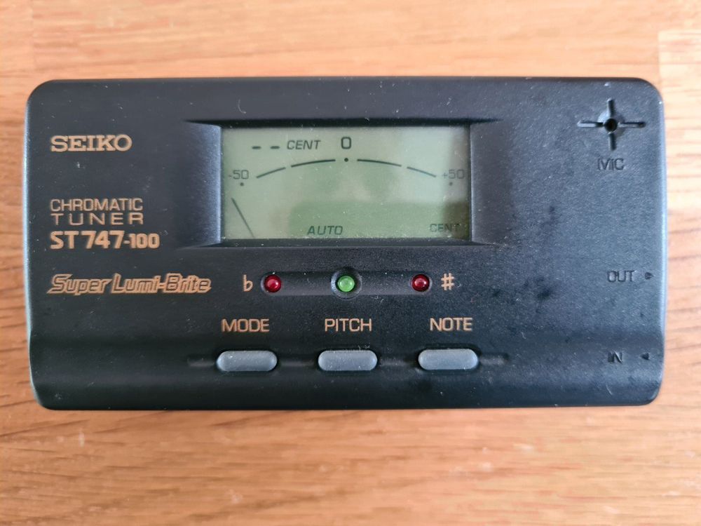 Chromatic Tuner ST747-100 Seiko (Gebraucht) in Buchrain für CHF 5 – mit ...