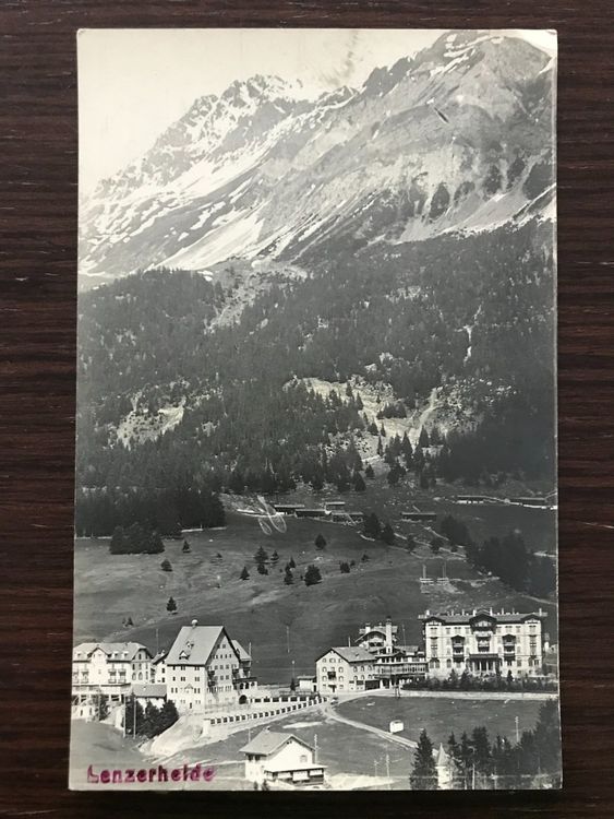 Lenzerheide ALTE FOTOKARTE TEILANSICHT (Gebraucht) in Wald ZH für CHF 9 – mit Lieferung auf ...