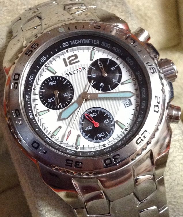 SECTOR ETA Chronograph Herrenuhr ( Swiss-Made / 45 mm ) (Gebraucht) in ...