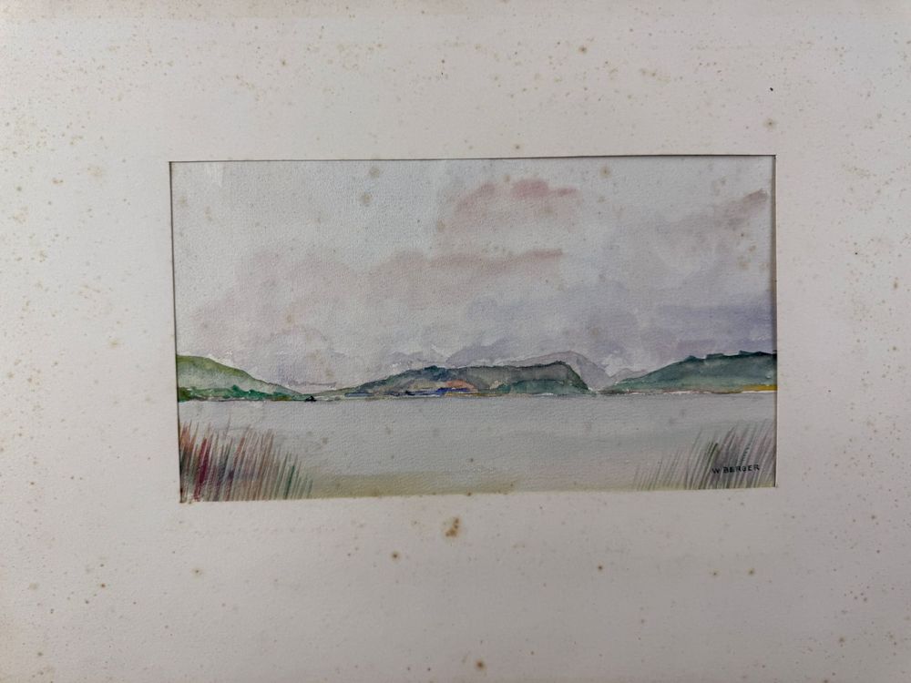 Walter Berger (1920 - 1991) Landschaft Aquarell Handsigniert (Gebraucht) in Neuhausen am ...