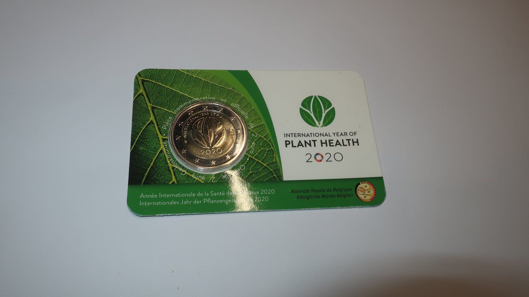 2 Euros 2020 pièce commémorative Belgique Plant Healt (D'occasion) à ...