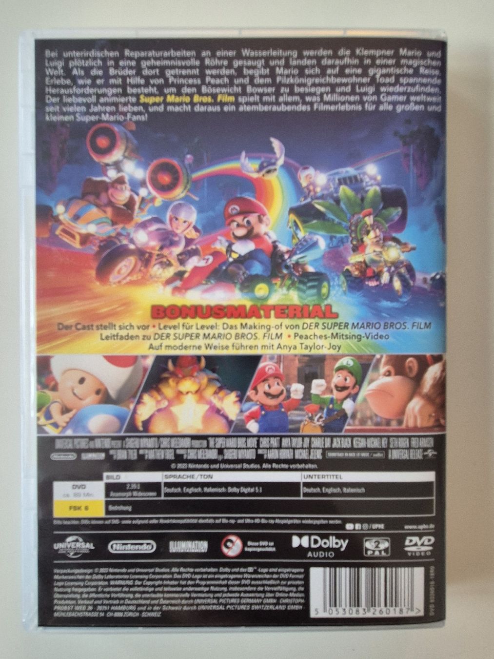 Super Mario Bros. Film DVD Power-Up Edition FSK 6 (Neu (gemäss ...