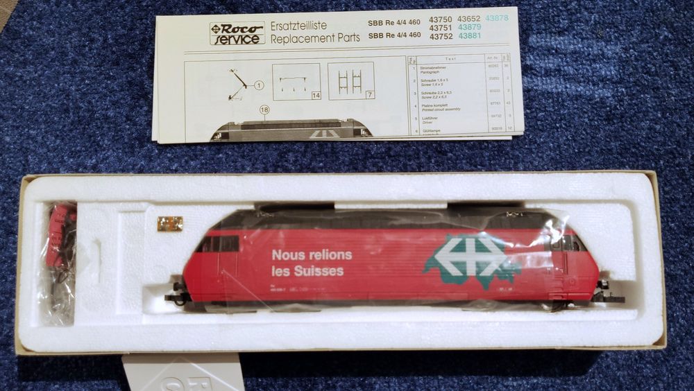 Roco 43655 Re 460 036-7 der SBB Digital (Defekt) in Sarmenstorf für CHF ...