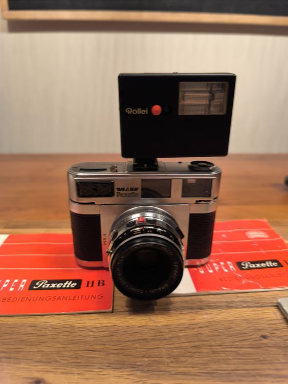 Braun Super Paxette III avec Rollei Flash - Rare ! (D'occasion) à ...