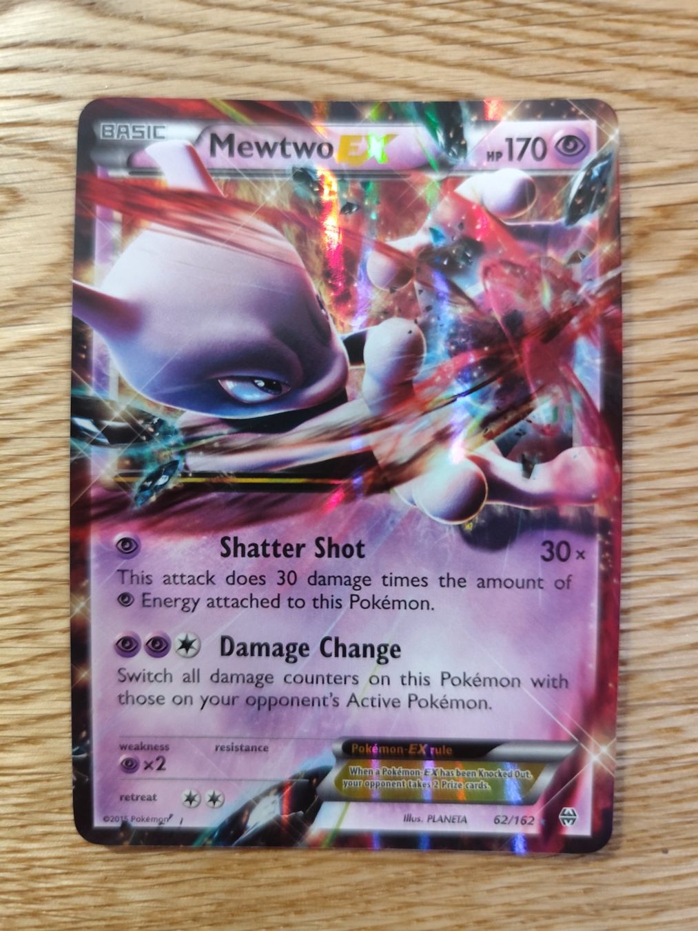 Pokemon Mewtwo EX holo XY Breakthrough 2015 vintage (Neu (gemäss ...