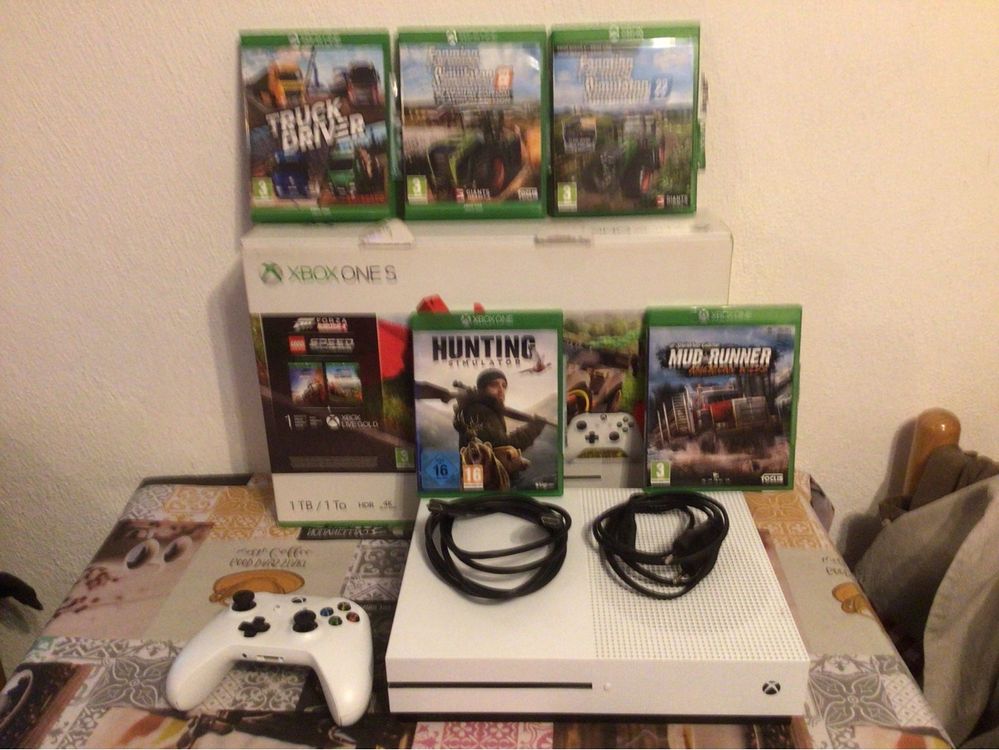 Xbox One S 1Tb mit Logitech G920 und 5 spielen (Gebraucht) in BIASCA für CHF 250 – mit Lieferung ...