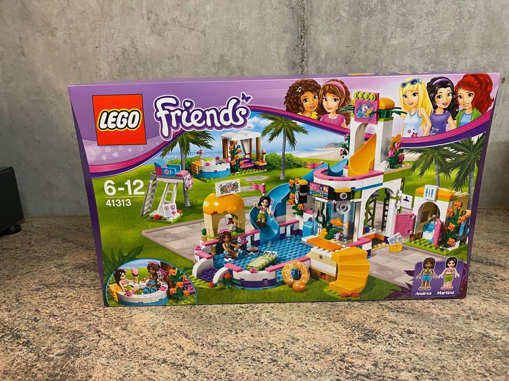 LEGO-41313-FRIENDS-HEARTLAKE FREIBAD (Neu und originalverpackt) in für ...