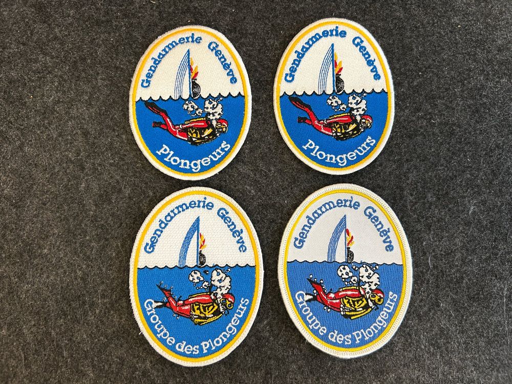 Patches, GE, Gendarmerie Genève, Groupe des Plongeures (Gebraucht) in ...