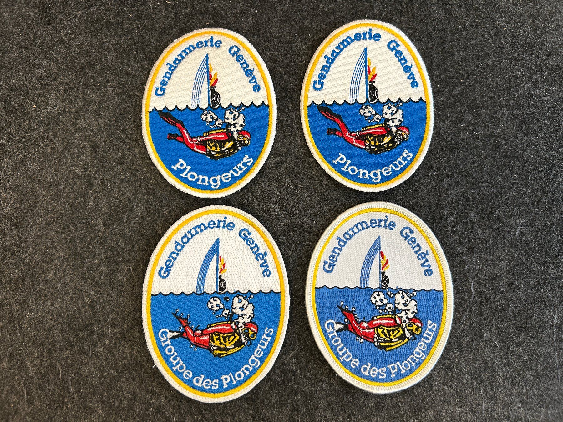 Patches, GE, Gendarmerie Genève, Groupe des Plongeures (Gebraucht) in ...