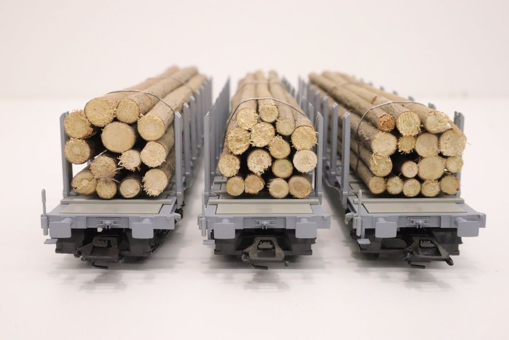 Märklin 47149 SBB Rungenwagen-Set "Holztransport", AC H0 (Gebraucht) in ...