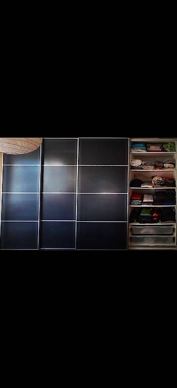 Armoires Pax portes coulis. grises 200cm et 150cm (Gebraucht) in ...