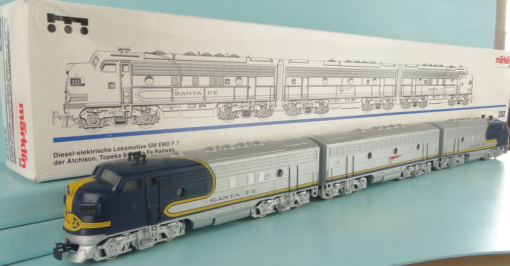 Märklin 3362 Set 3 teilige F7 Santa Fe, 2-motorig | Acheter sur Ricardo