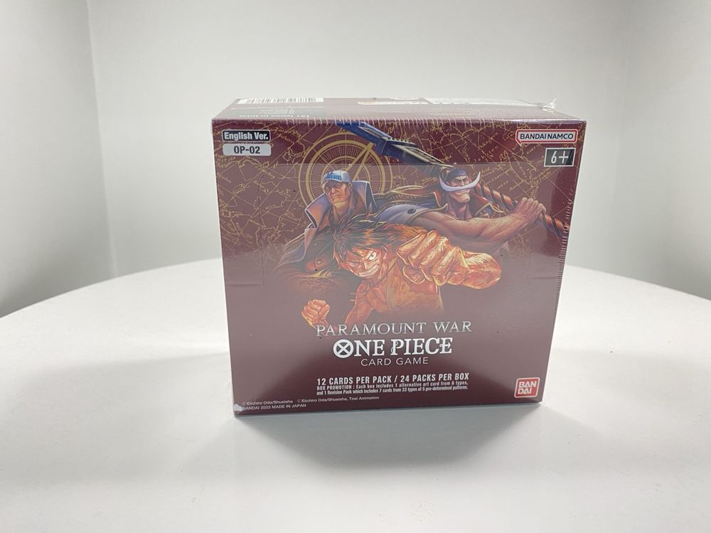 One Piece EN OP02 Display First Edition (Neu und originalverpackt) in ...