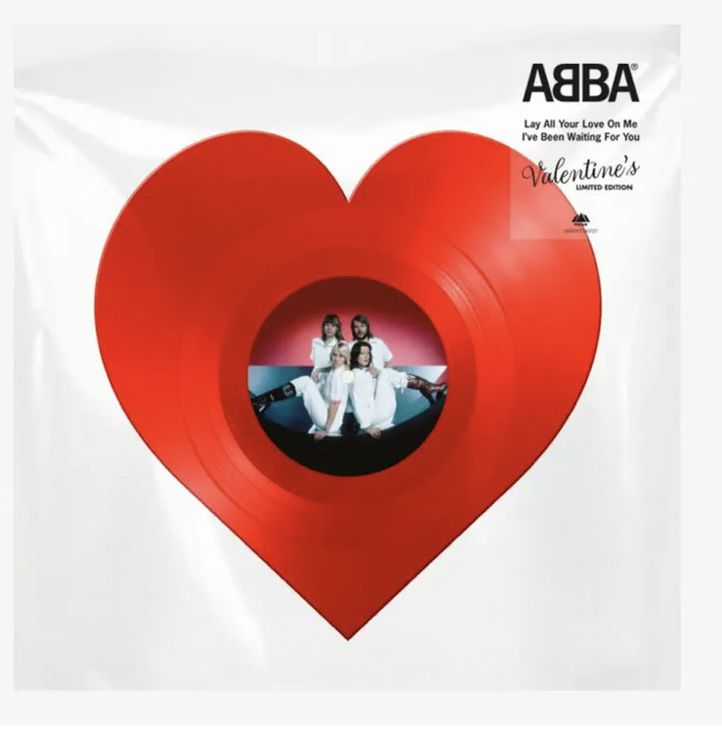 ABBA Herz Form LP - Limited Edition red vinyl (Neu und originalverpackt ...