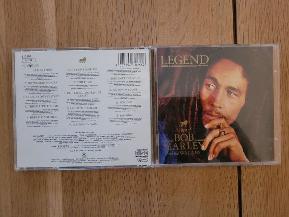 CD Bob Marley - Legend - The Best Of Bob Marley, 1984 | Kaufen auf Ricardo