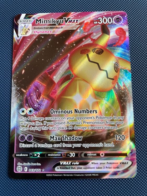 Pokemon Mimikyu Vmax 300 HP Top Mimigma | Kaufen auf Ricardo