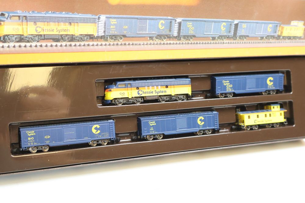 Märklin mini club grosses US Zug Set mit Diesellok - 8106 (Gebraucht ...