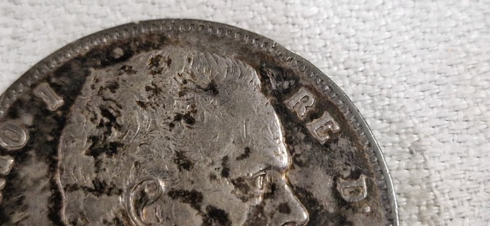 Italienische 5 Lire Silbermünze, 1879 (Gebraucht) in Bilten für CHF 99 ...