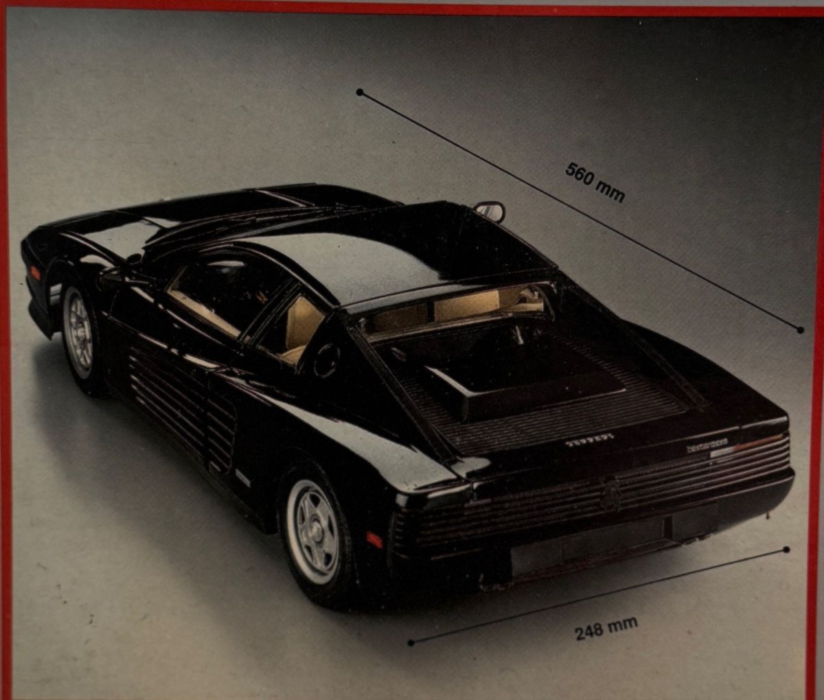 Ferrari Testarossa Pocher 1:8 K53 Modellbausatz Rarität (Neu und ...