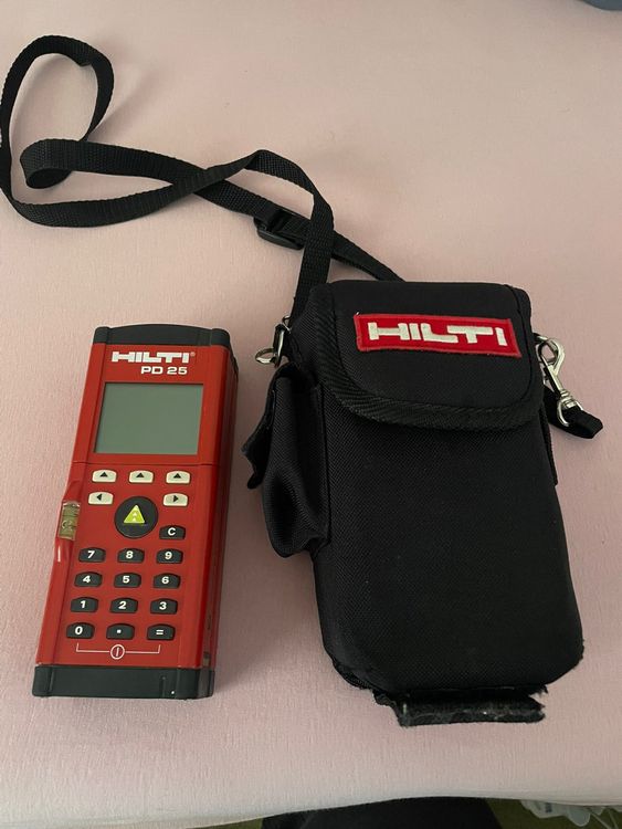 Hilti PD 25 Distanzmesser - Top Zustand! Inkl. Tasche! (Gebraucht) in ...