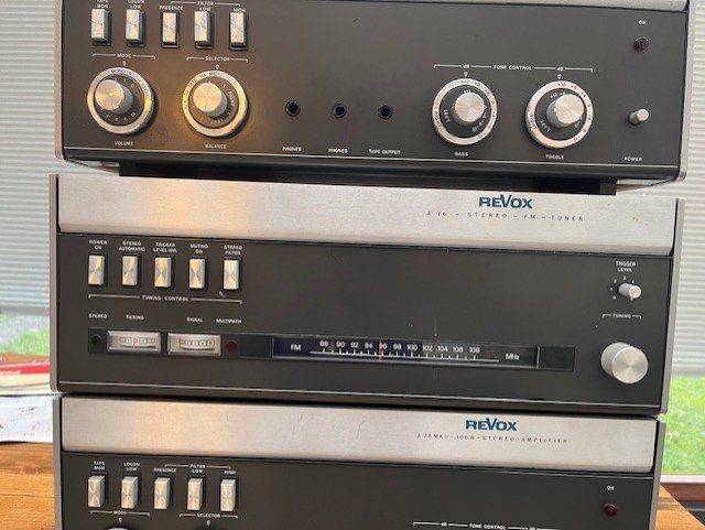 Revox A 78 MKII ( 2Stück) Tuner & Revox A 76 Tuner (Defekt) in ...