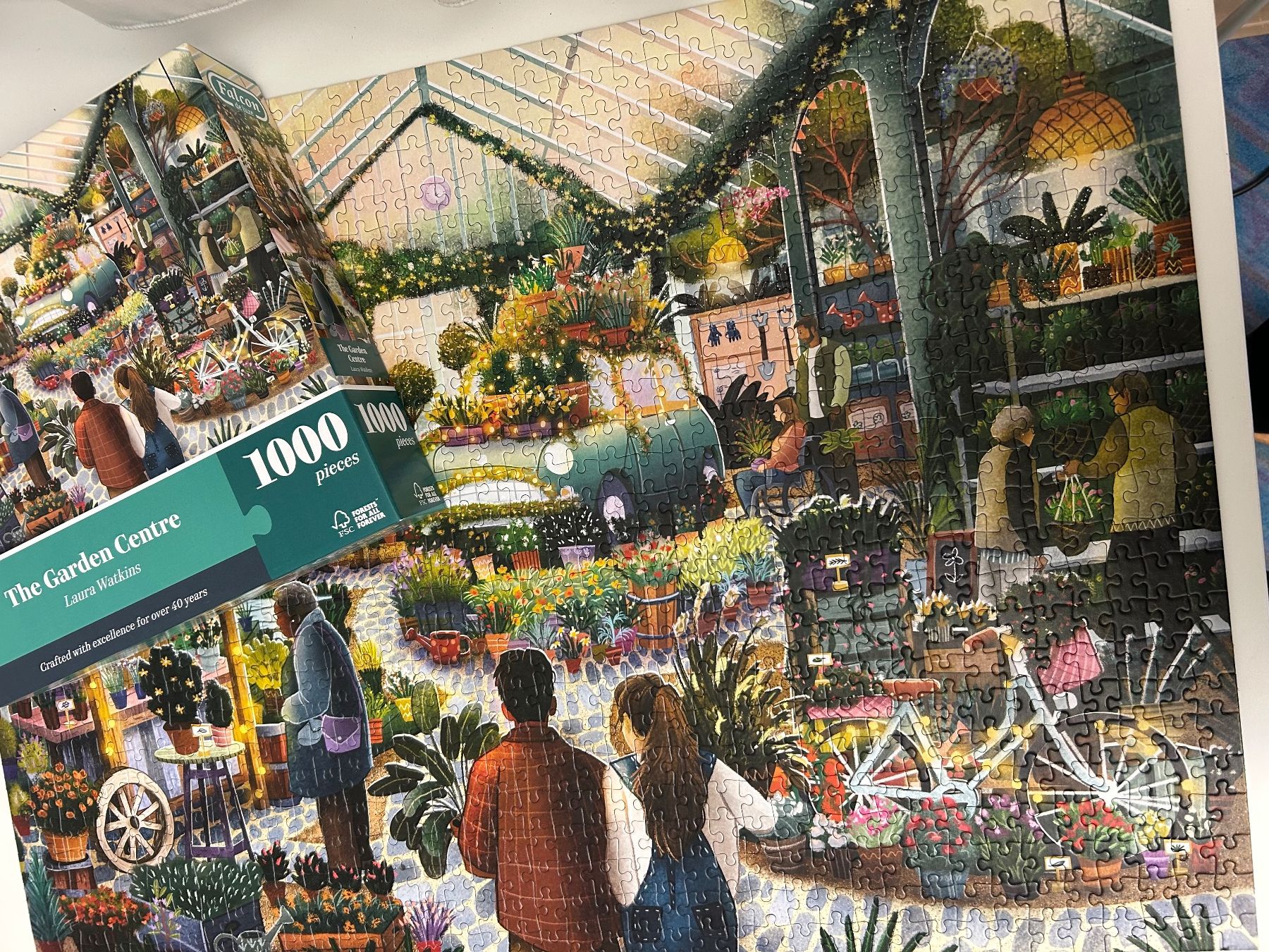 Puzzle 1000 teil "the garden centre " (Neu und originalverpackt) in ...