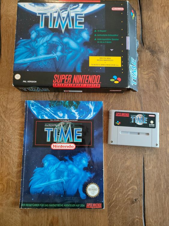 SNES - Big Box Super Metroid + Illusion of Time (Gebraucht) in Monthey ...