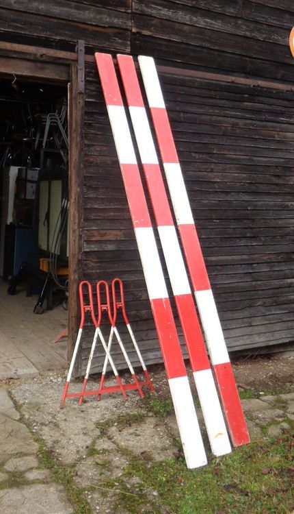 Baustellenabschrankung Absperrung Baustelle Signalisation (Gebraucht ...