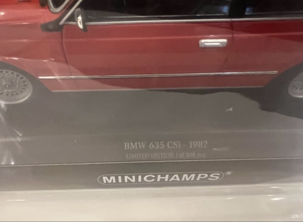 BMW 635 CSI 1:18 Minichamps OVP Neu Limitiert 504. (Neu und ...