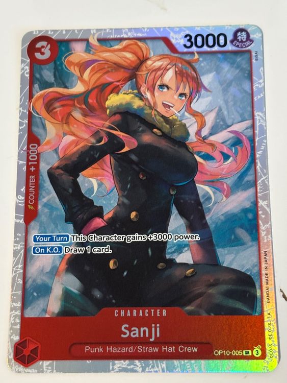 Sanji OP10-005 SR (One Piece TCG) | Kaufen auf Ricardo