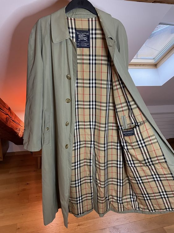 Trench-coat Burberry green woman | Kaufen auf Ricardo