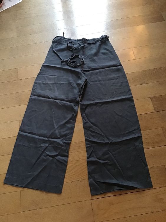 Damen Sommerhosen weit Leinen Gr L dunkelgrau (Gebraucht) in Trimbach für CHF 8 – mit Lieferung ...