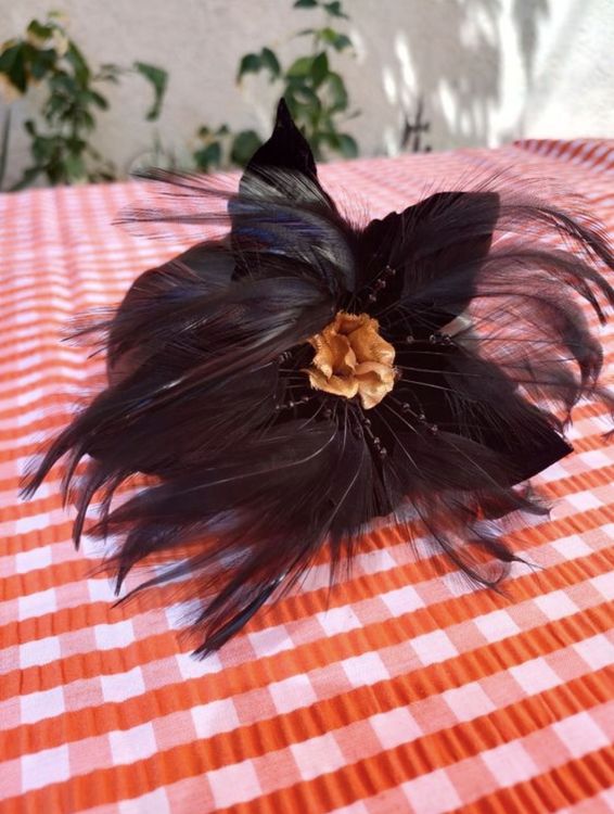 chapeau ancien / bibi plume (D'occasion) à Genthod pour CHF 40 – avec ...