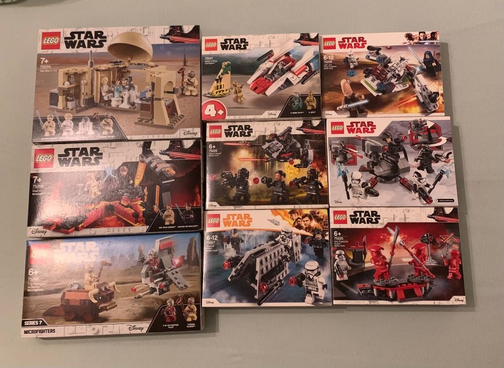 Ganze 9 Top-Lego Star Wars Sets Neu & OVP aus Sammlung | Kaufen auf Ricardo