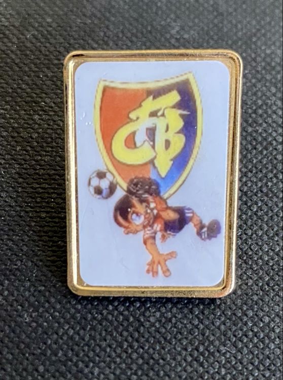 FC Basel Fussball Pin, CB Logo, Cooler Cartoon Style! (Gebraucht) in ...