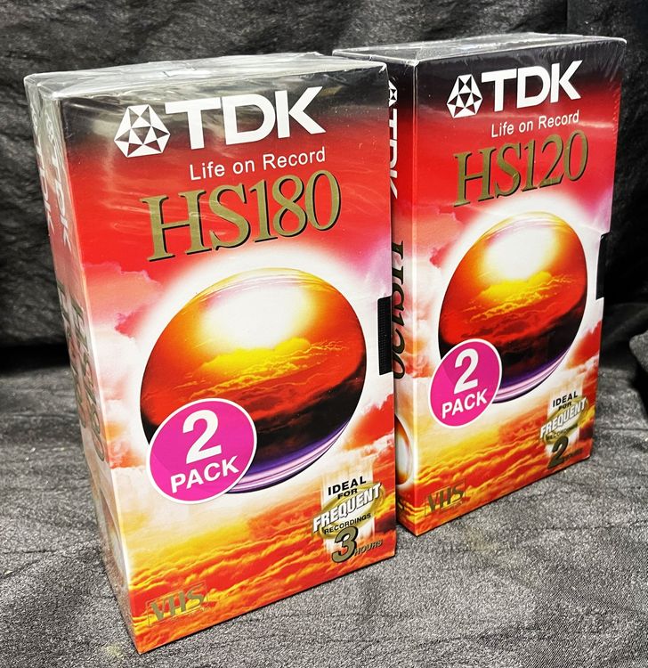 2 x TDK HS180 2er Pack - VHS Neu | Kaufen auf Ricardo