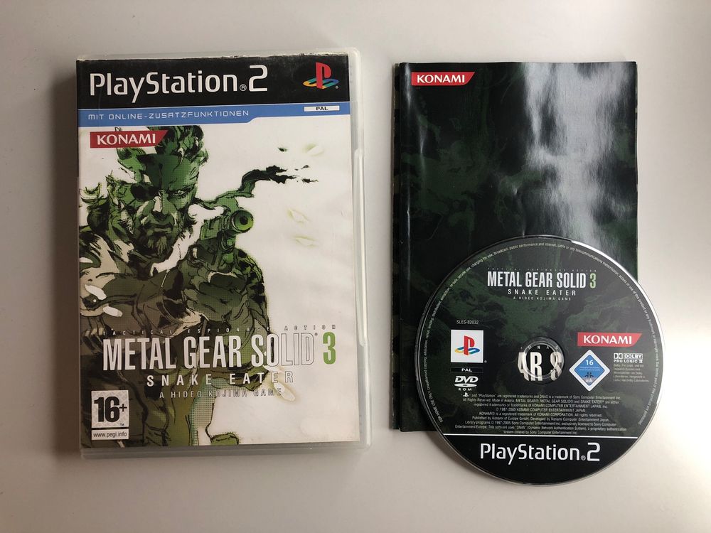 Metal Gear Solid 3 Snake Eater - PS2 | Kaufen auf Ricardo