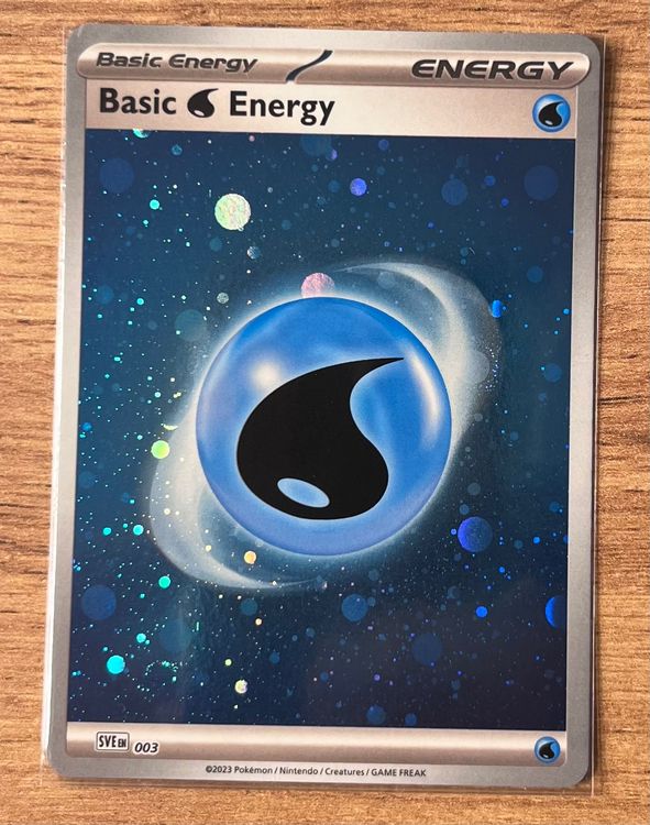 Basic Water Energy HOLO SVE 003 Pokemon Mew 151 | Kaufen auf Ricardo