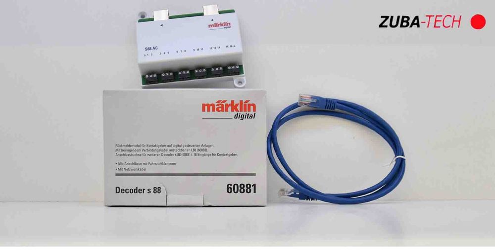 Märklin 60881 Decoder s88 mit OVP (Neu (gemäss Beschreibung)) in St ...