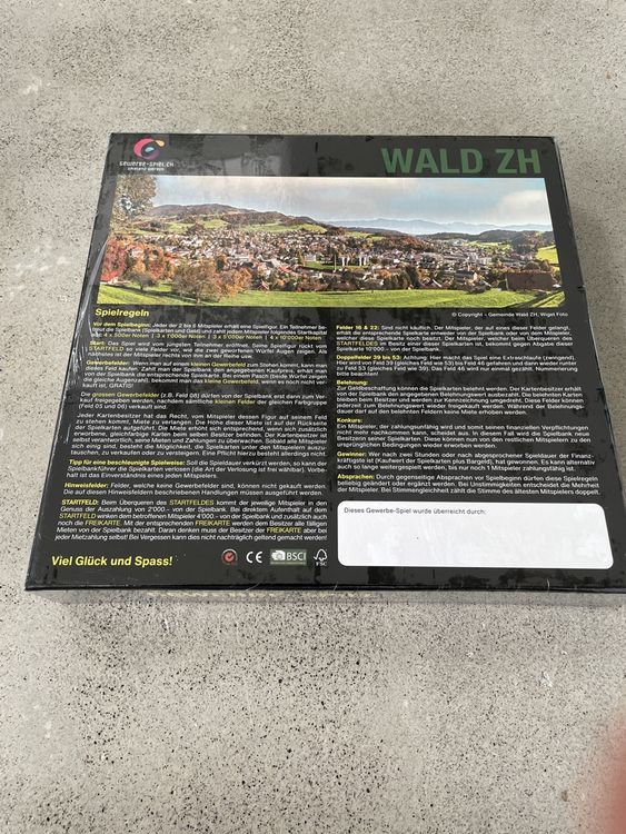 Gewerbespiel Wald ZH wie Monopoly (Neu und originalverpackt) in Wollerau für CHF 1 – mit ...