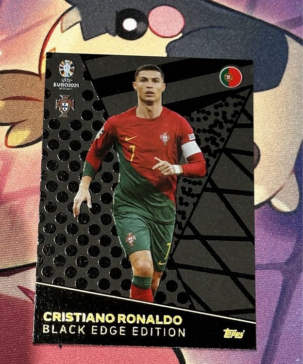 Euro 2024 - Topps Cristiano Ronaldo Black Edge (Neu (gemäss Beschreibung)) in Uvrier für CHF 5 ...
