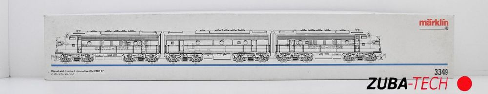 Märklin 3349 Diesellok EMD F7 GM WS H0 Analog mit OVP (Gebraucht) in St ...