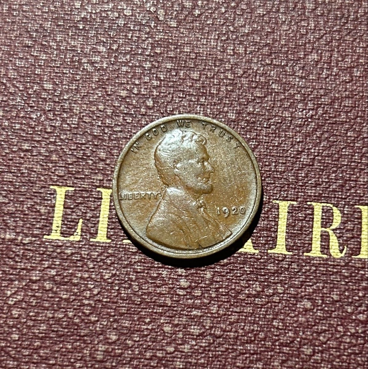 One Cent Lincoln, USA, 1920 (D'occasion) à St-Maurice pour CHF 1 – avec ...