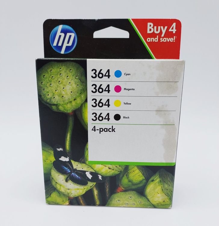 HP 364 Multipack, 4er Pack, Cyan, Black, Magenta, Yellow (Neu und ...