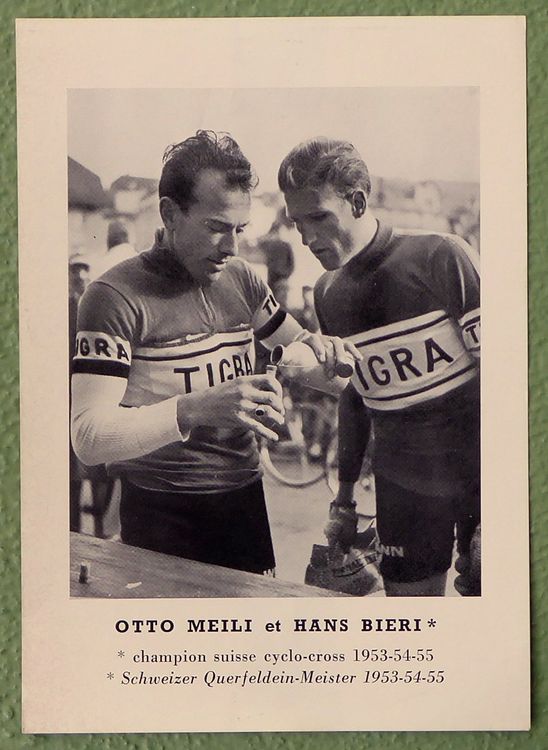 OTTO MEILI HANS BIERI Team TIGRA Velo Autogrammkarte 1955 | Kaufen auf Ricardo