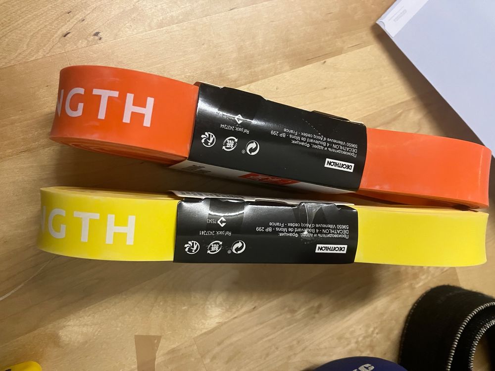 Neue Fitnessbänder 35 kg und 25 kg von Decathlon! 💪 (Neu (gemäss ...